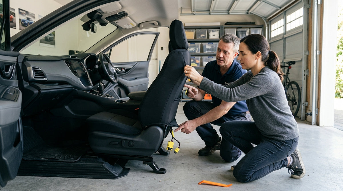 How to Install Seat Covers with Heated Seats (Without Damage) – Coverado